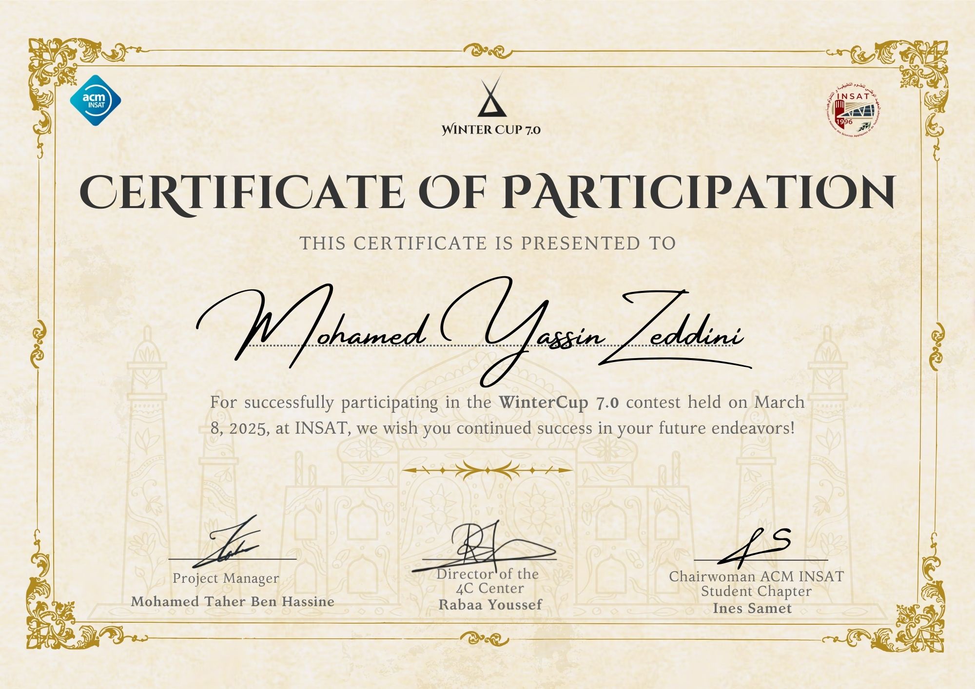 Mohamed Yessin - Fullstack Web Developer