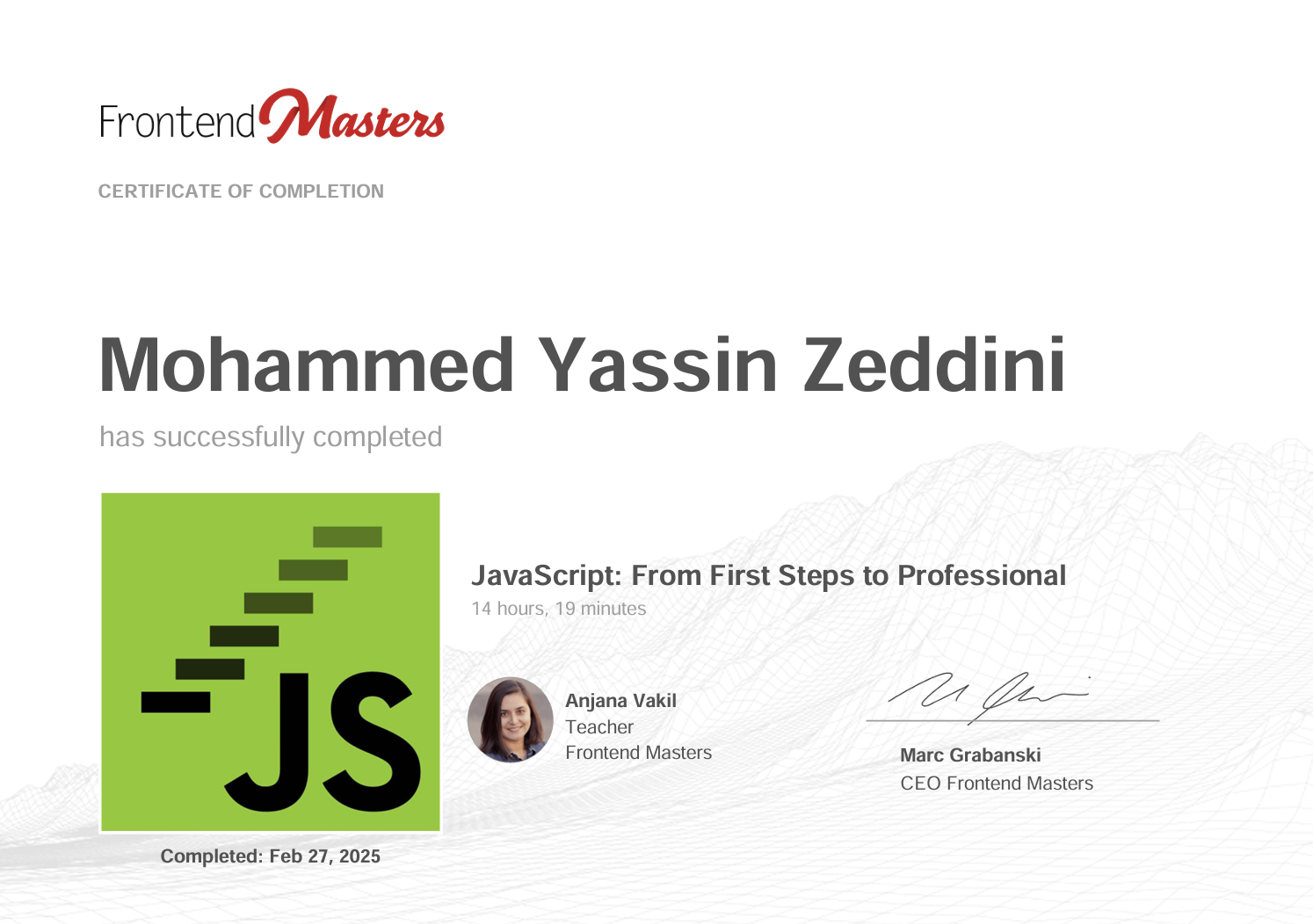 Mohamed Yessin - Fullstack Web Developer